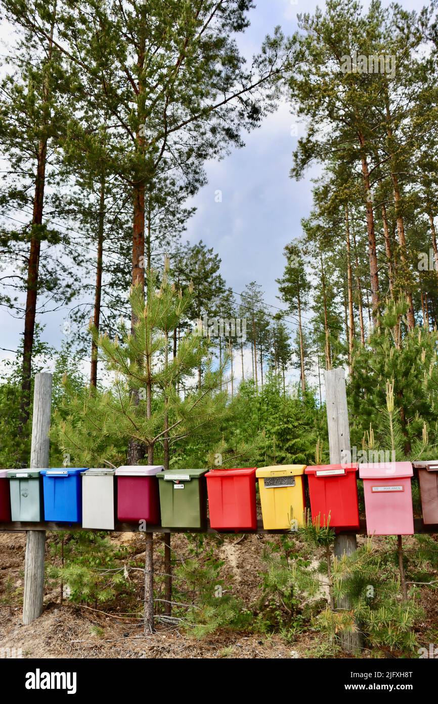 Finland mailboxes hi-res stock photography and images - Alamy