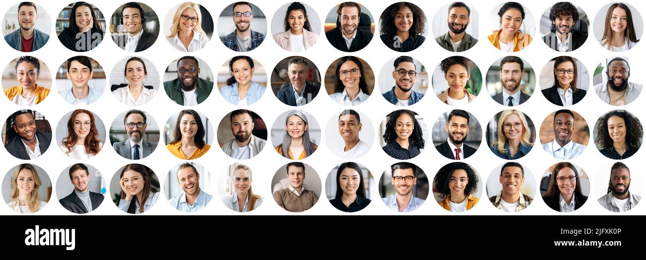 American multiracial community Cut Out Stock Images & Pictures - Alamy