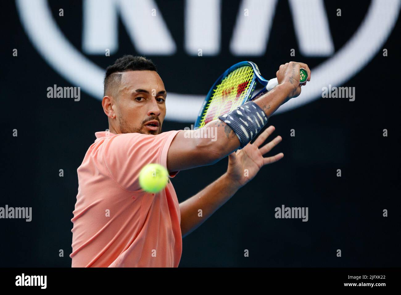 Nick kyrgios racket hi-res stock photography and images - Alamy
