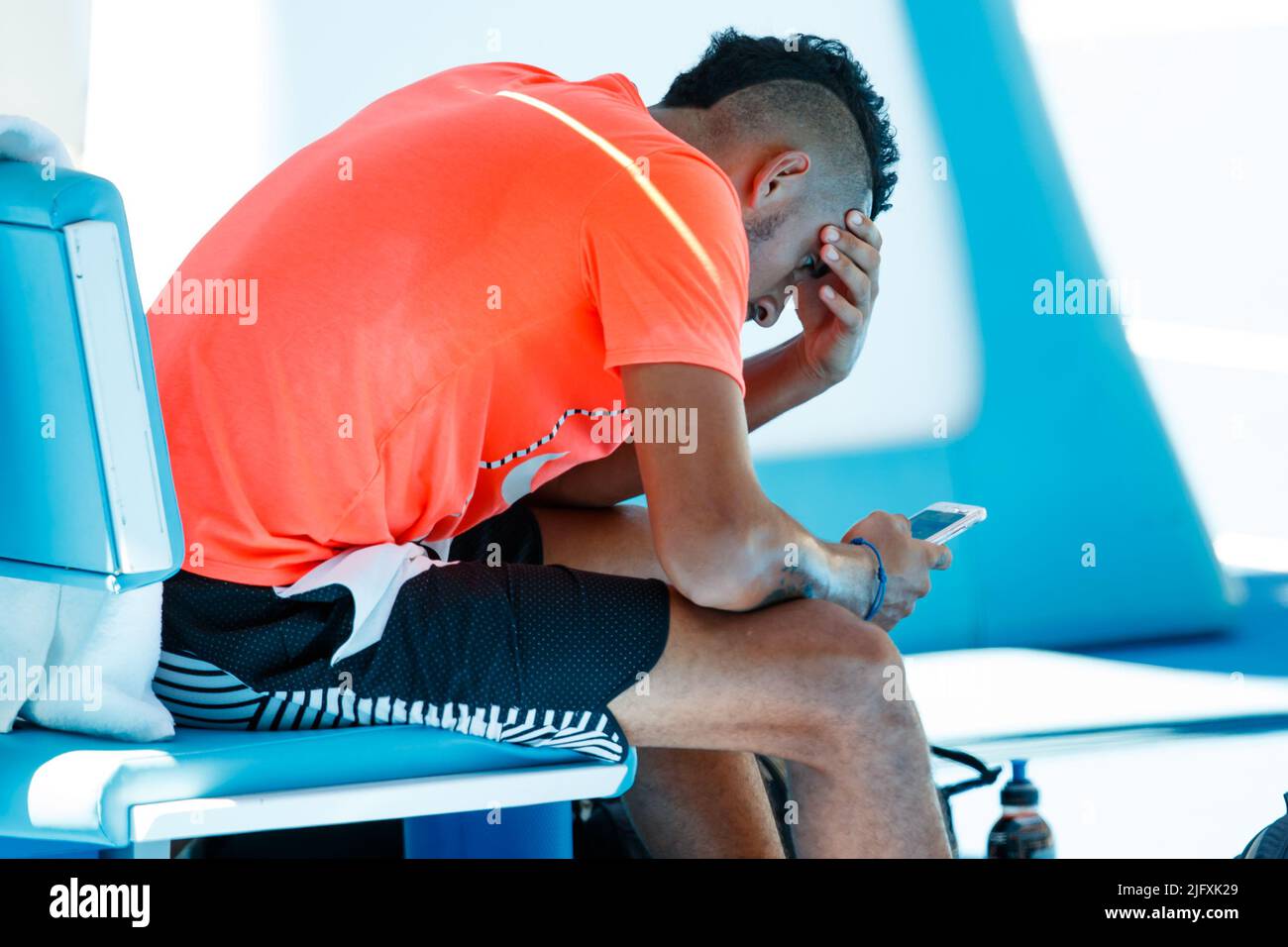 Nick kyrgios angry hi-res stock photography and images - Alamy