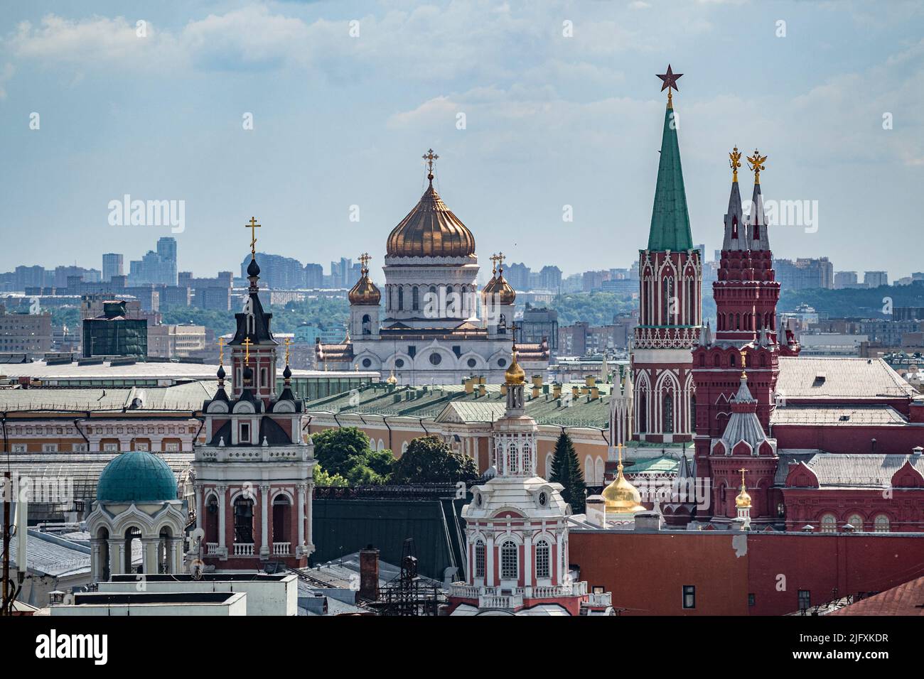Russia, Moscow. View of the Moscow Kremlin Stock Photo - Alamy