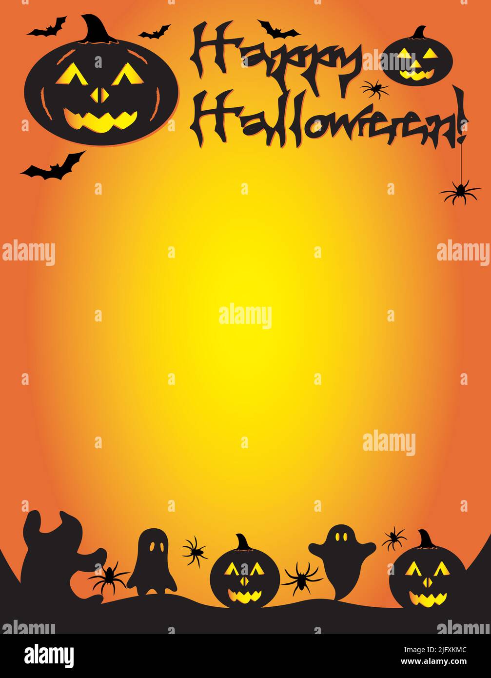 Happy halloween festival logo Stock Vector Images - Alamy
