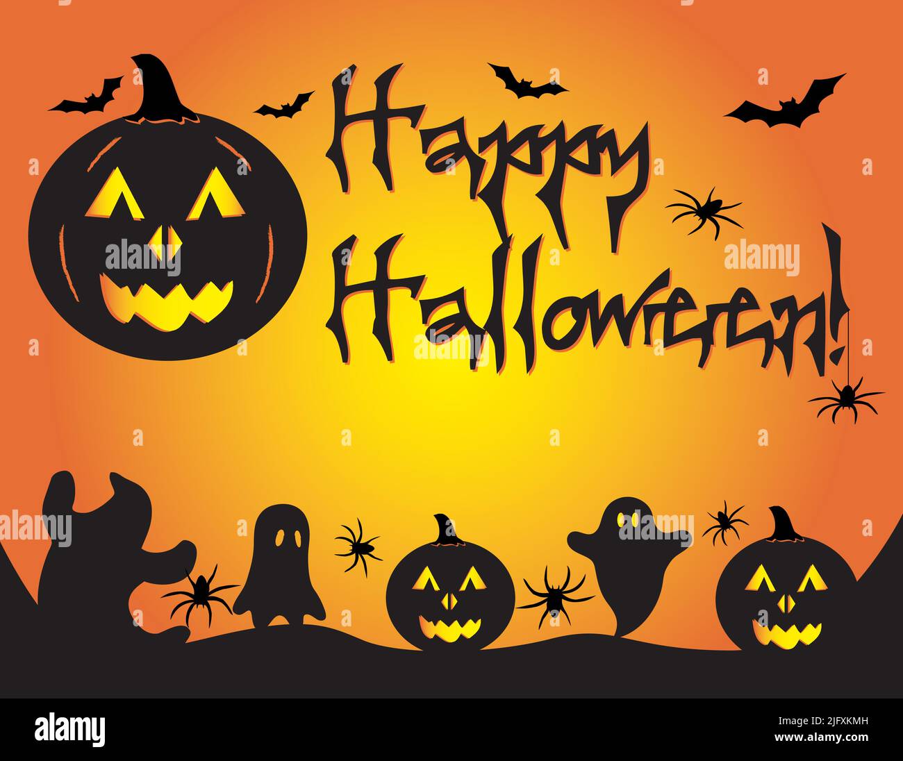 Halloween ad design Stock Vector Images - Alamy