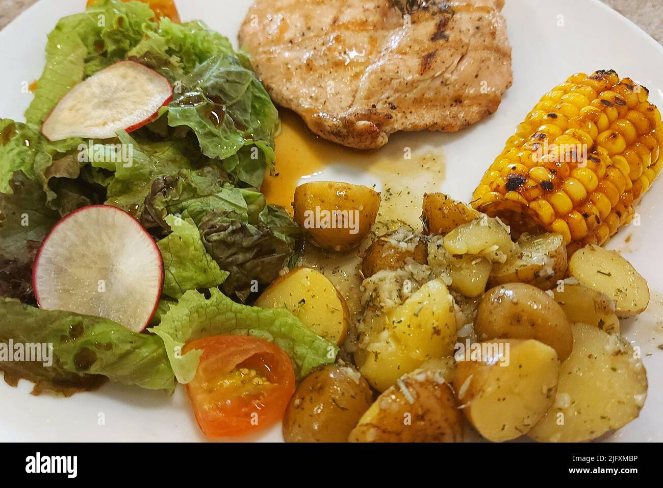 Chicken Steak at Lilikoi Cafe Jakarta Indonesia Stock Photo - Alamy