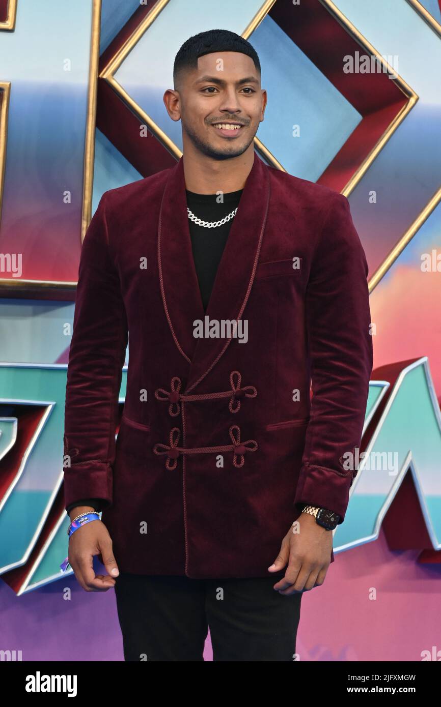 Sean Sagar arrives at the Marvel Studios' an exclusive gala screening ...