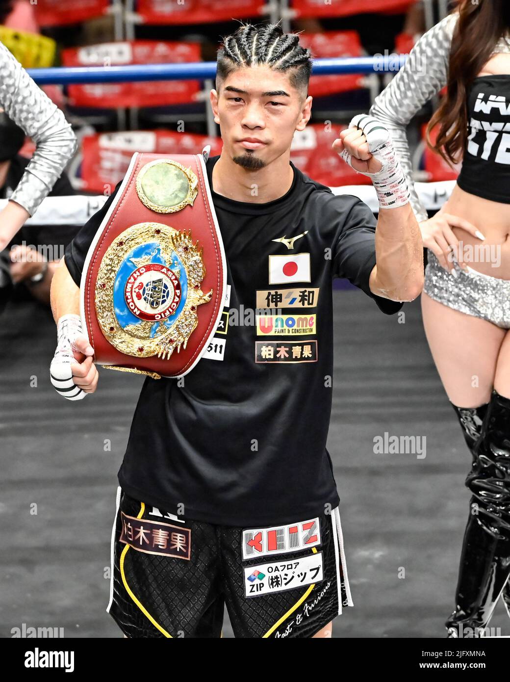 Tokyo, Japan. 29th June, 2022. Kosei Tanaka of Japan won the WBO Asia ...