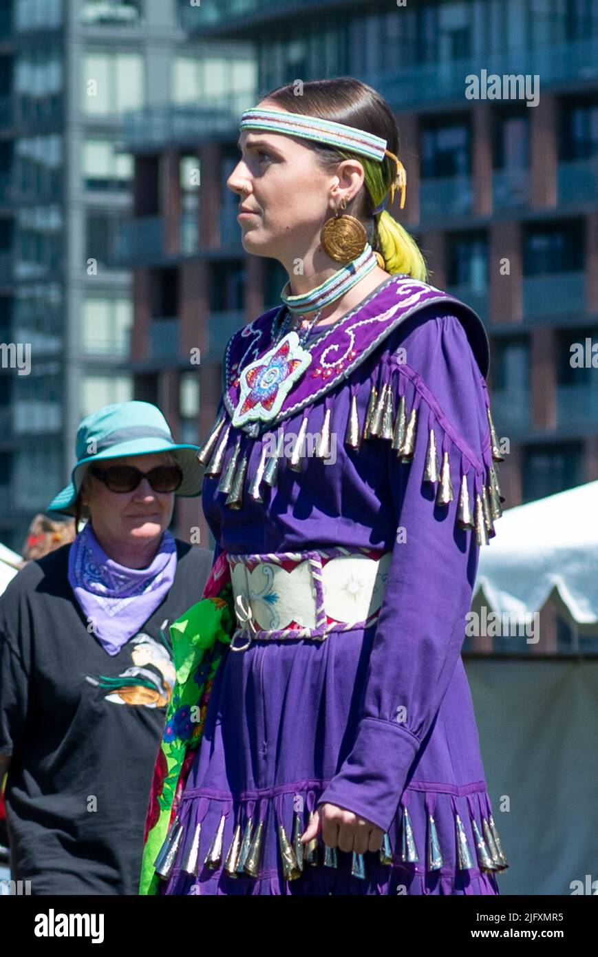 Toronto, ON, Canada - June 18, 2022: Dancer during the National ...
