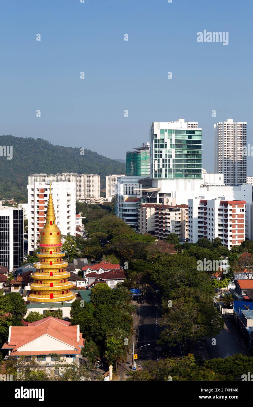 Gurney Drive is a popular seafront promenade in Georgetown, Penang ...