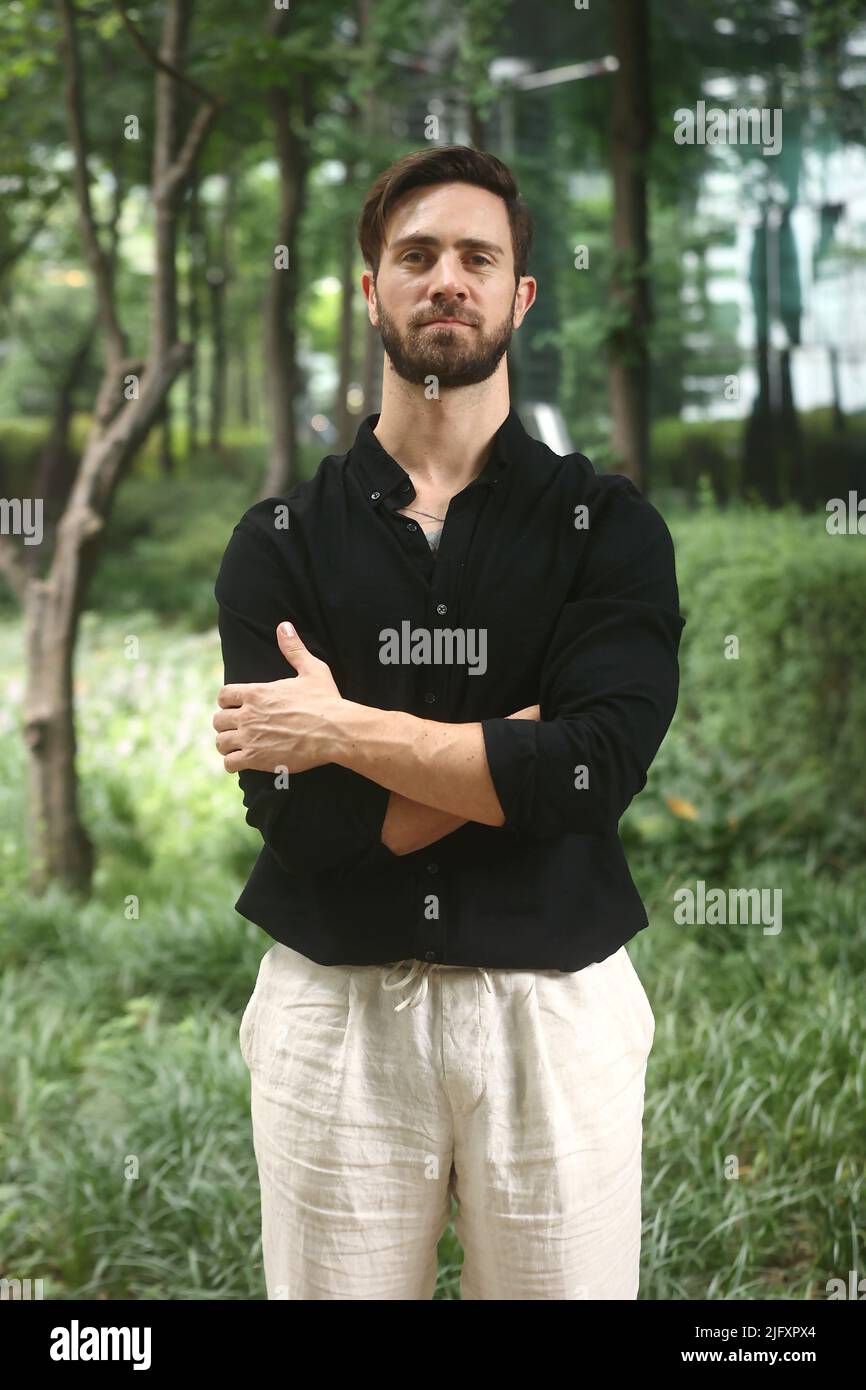 Seoul, South Korea, 06th July, 2022. Actor Justin Harvey Justin Harvey ...