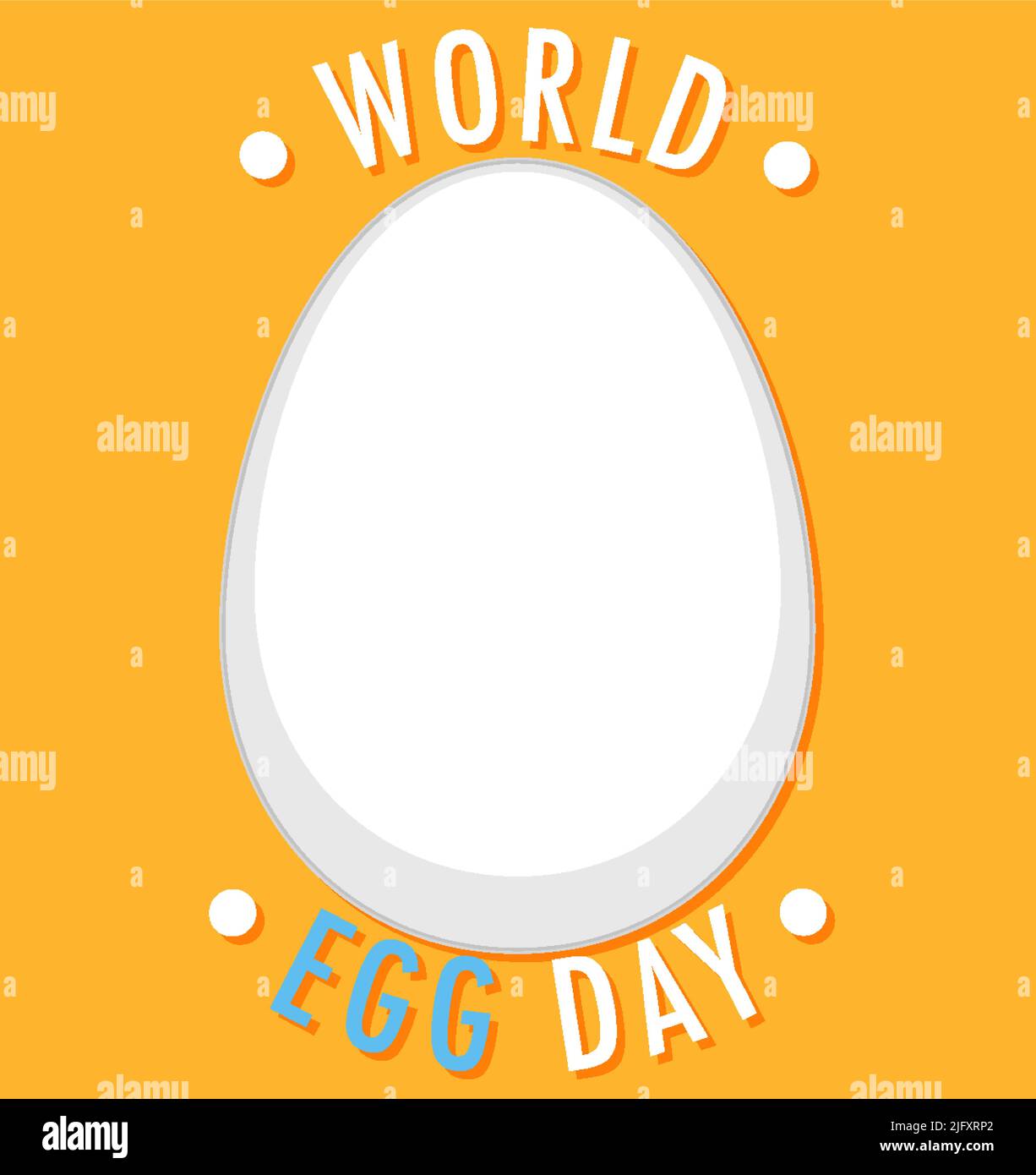 World Egg Day October 14 Banner Design illustration Stock Vector Image ...