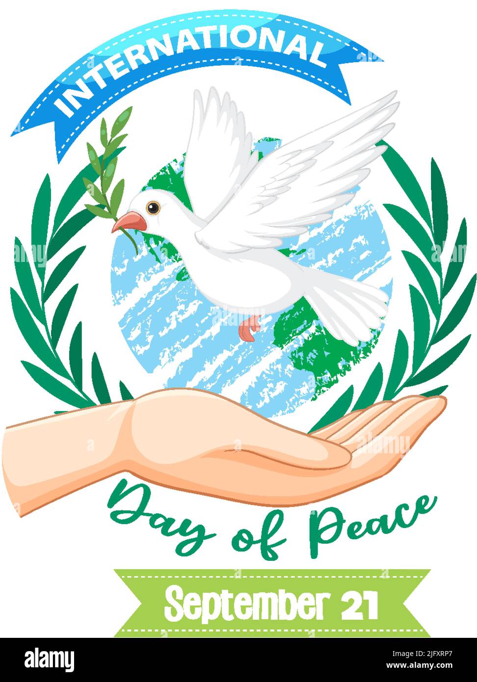 International Day of Peace Banner Design illustration Stock Vector ...
