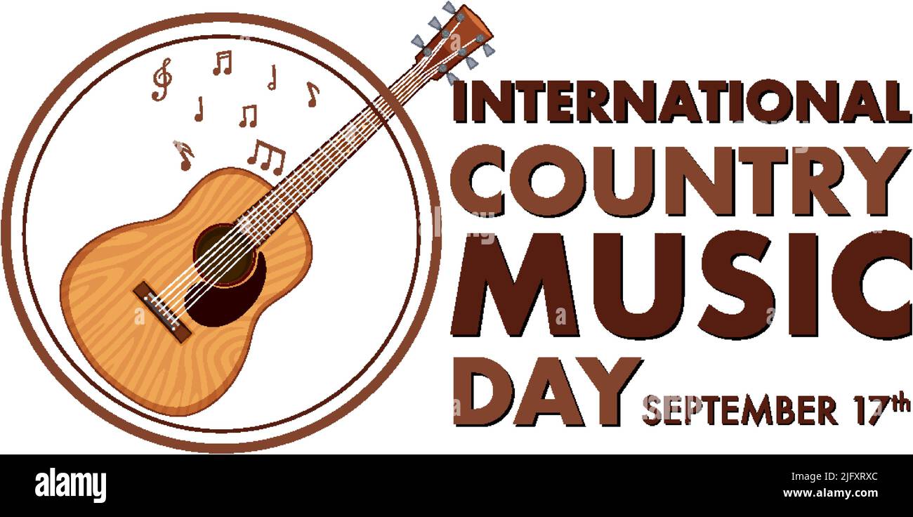 International Country Music Day illustration Stock Vector Image & Art ...