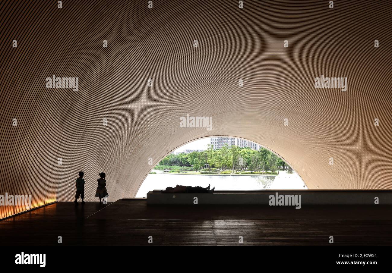 Poly Grand Theatre in Shanghai by Taodao Ando 2017 Stock Photo - Alamy