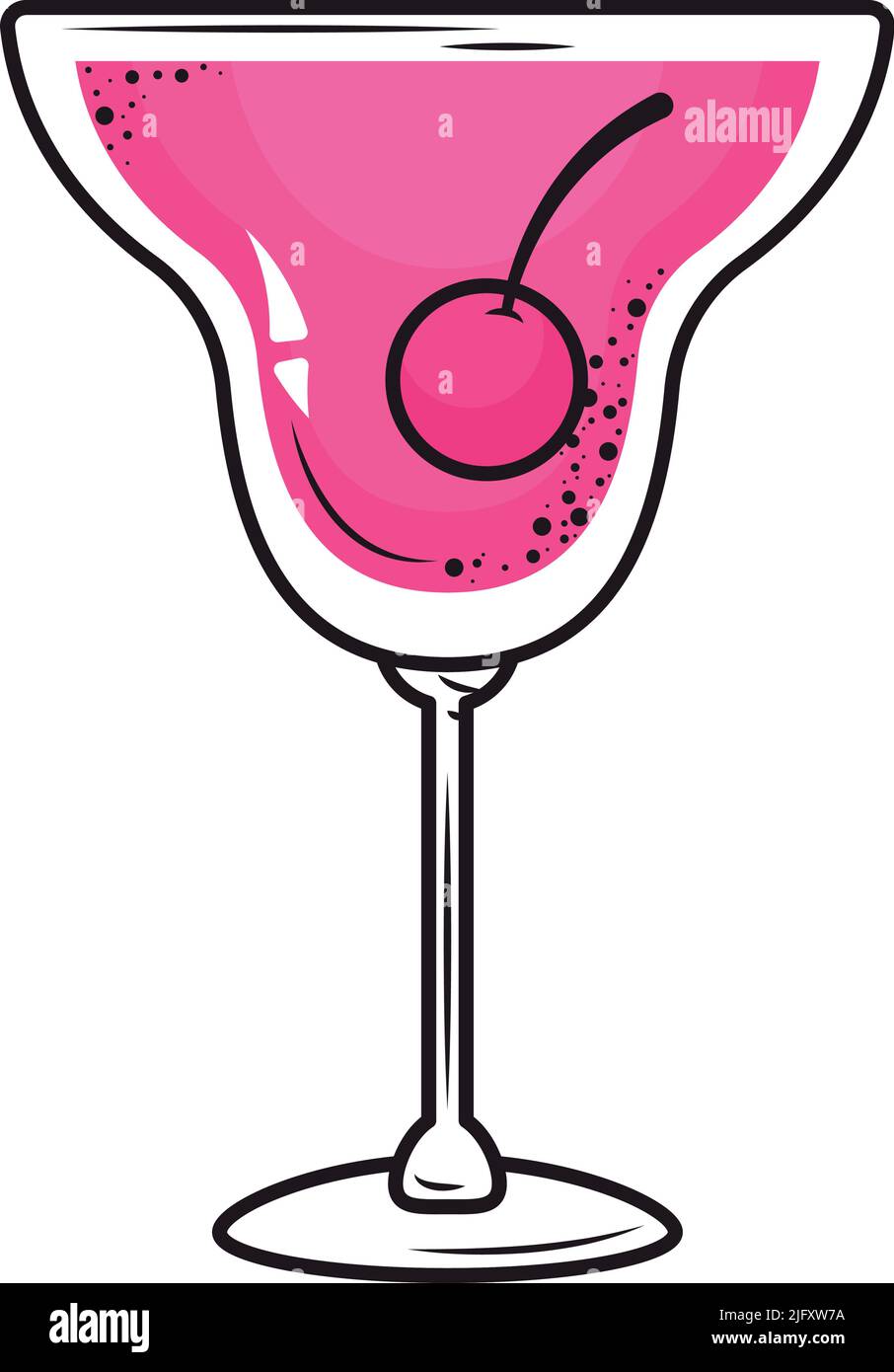 cherry cocktail icon Stock Vector Image & Art - Alamy