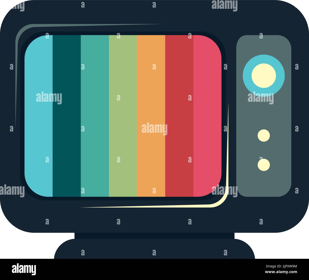 retro television icon Stock Vector Image & Art - Alamy