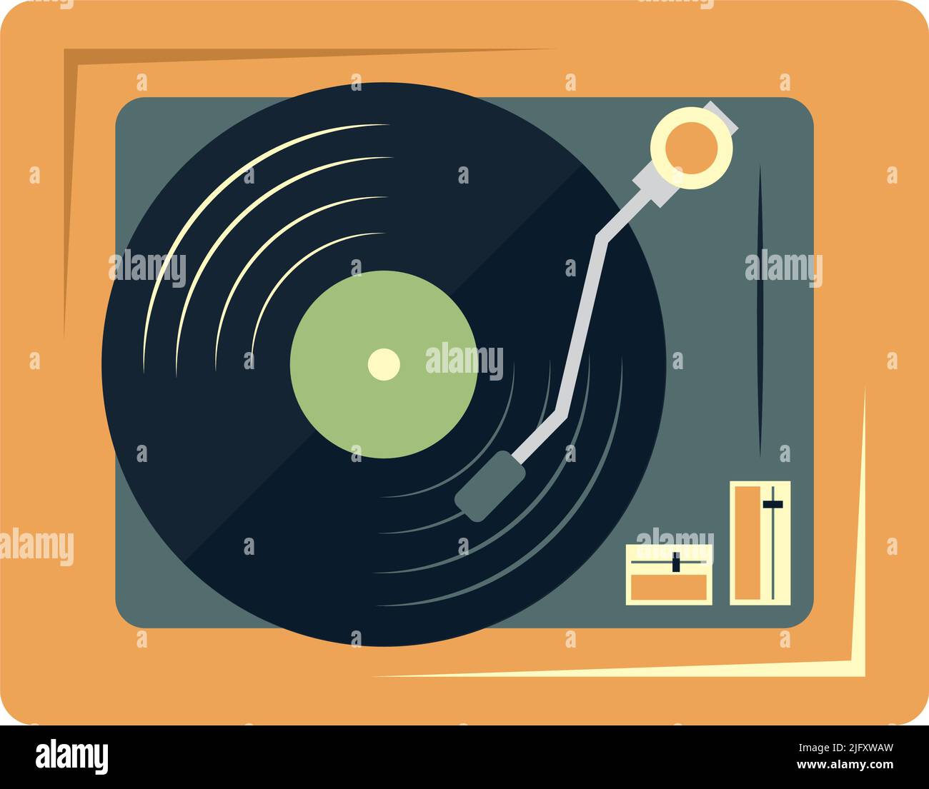 vinyl player icon Stock Vector Image & Art - Alamy