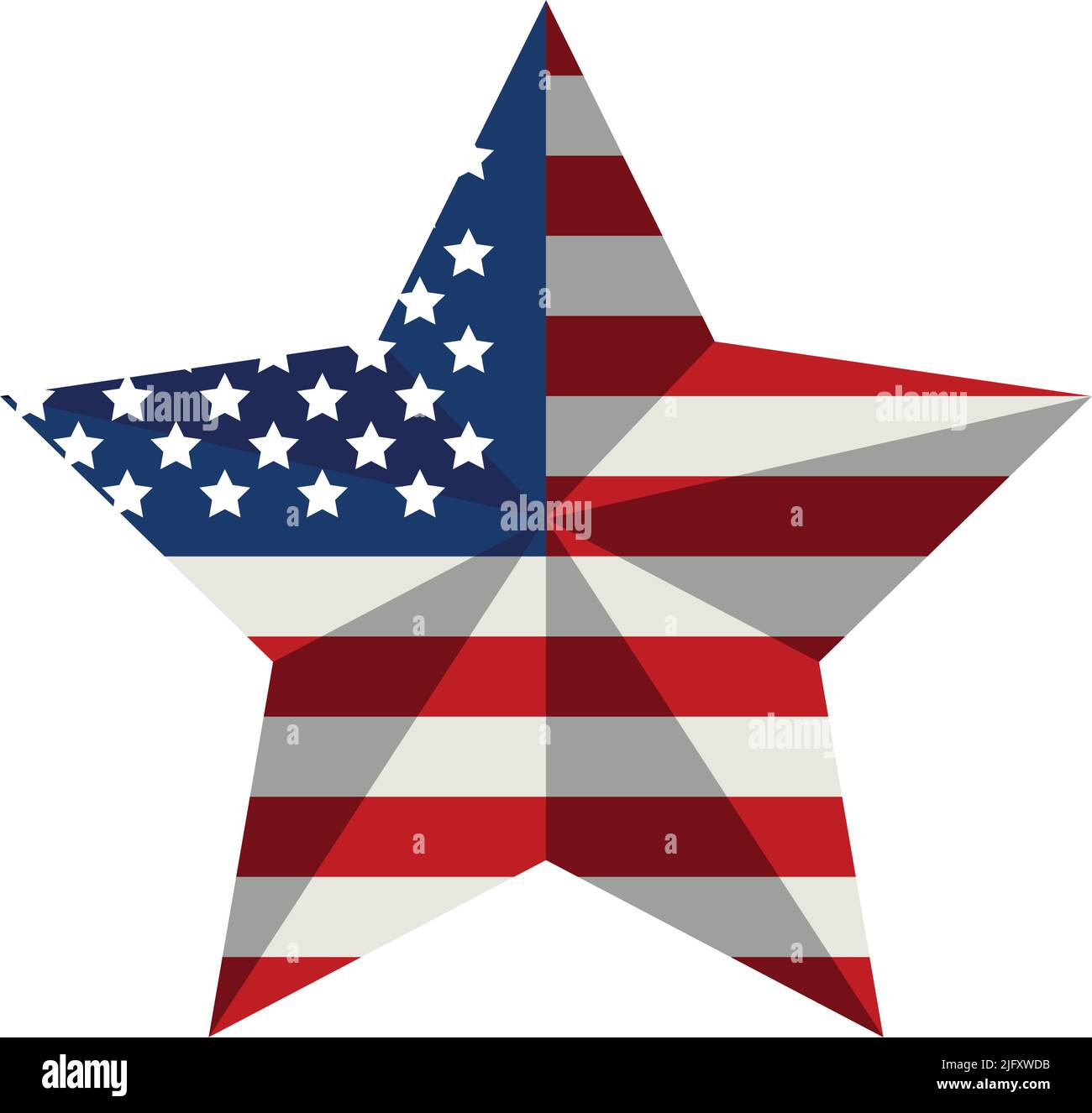 star usa flag Stock Vector Image & Art - Alamy