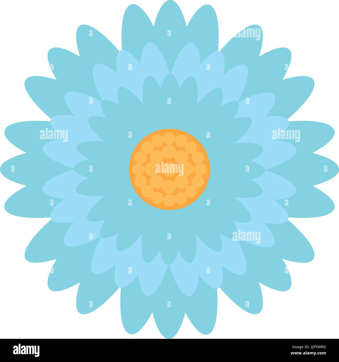 blue flower icon Stock Vector Image & Art - Alamy