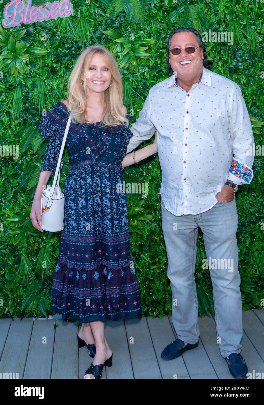Leesa Rowland and Larry Wohl attend the July 3rd Patriotic Sunset ...