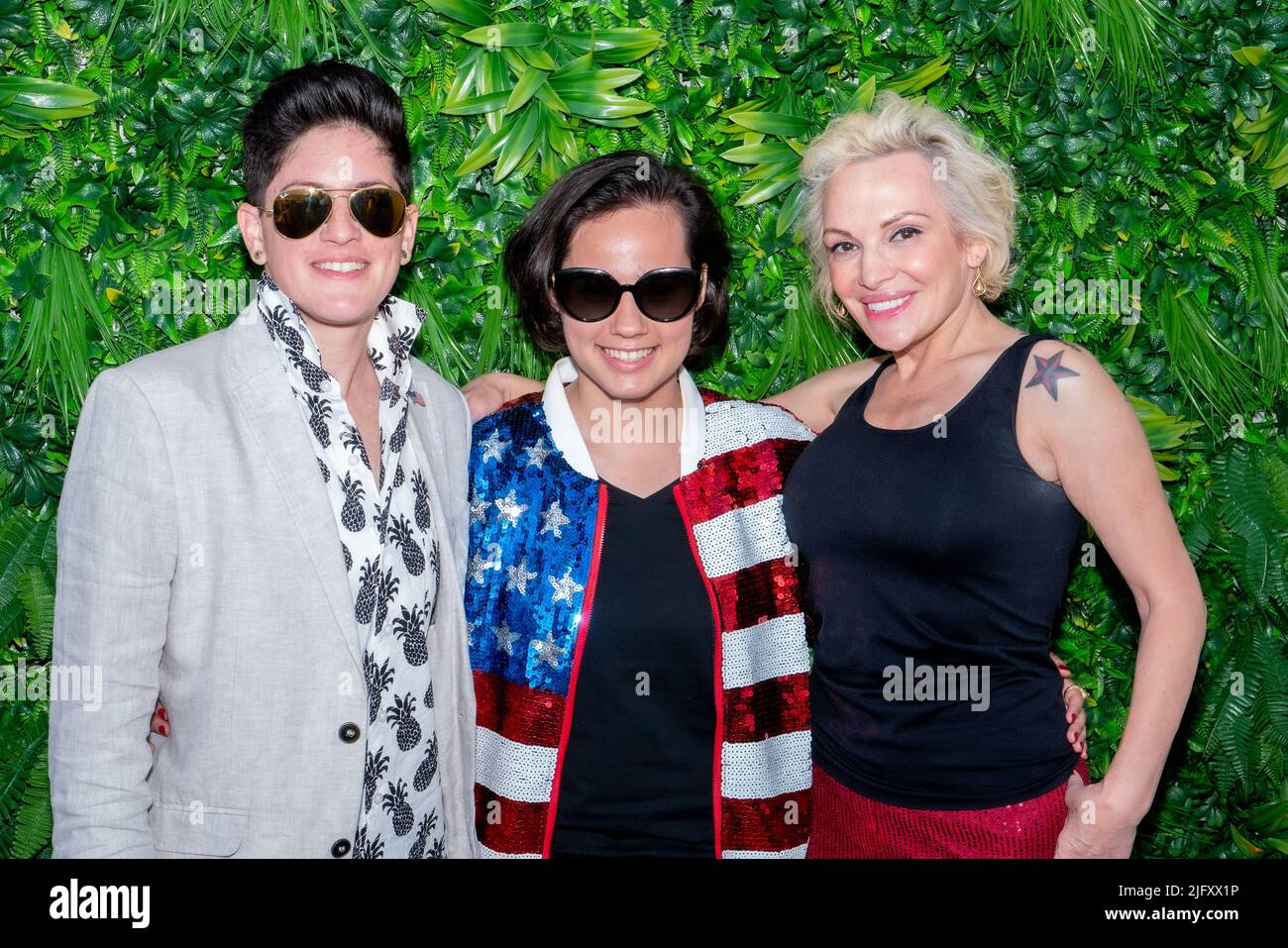 Rachel Herman, Elena Gibbs and Vincenza Carovillano attend the July 3rd ...