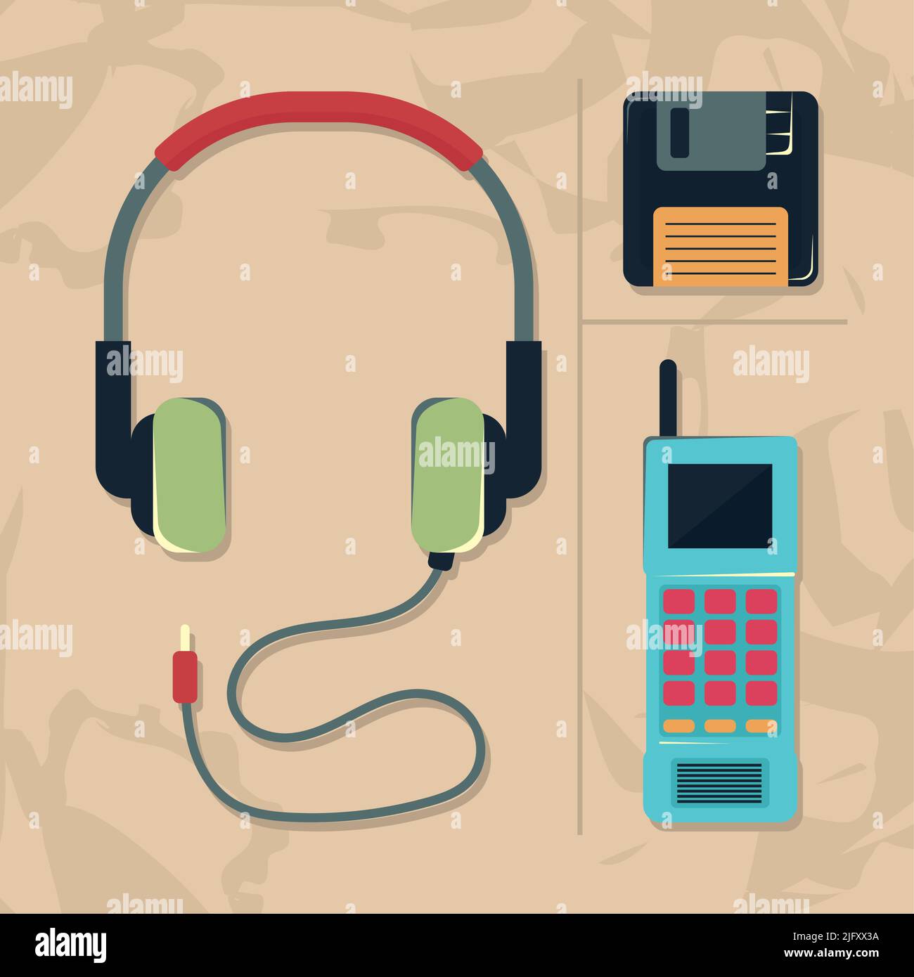 retro devices icon set Stock Vector Image & Art - Alamy