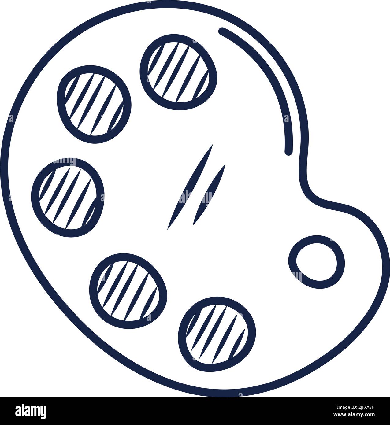 paint palette icon Stock Vector Image & Art - Alamy