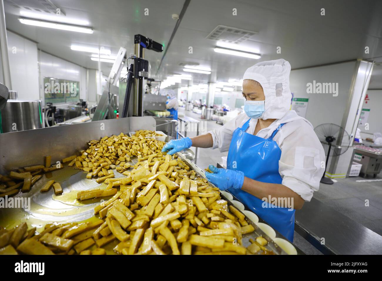 CHONGQING, CHINA - JULY 5, 2022 - Workers produce Prefabricated Dishes ...