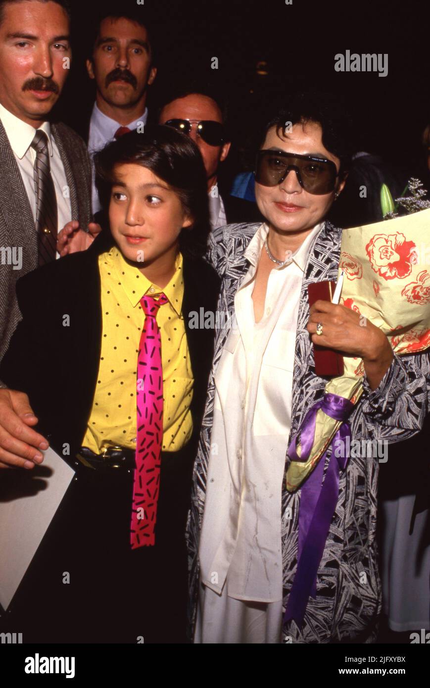 Sean Lennon and Yoko Ono at the Opening of the John Lennon Collection ...