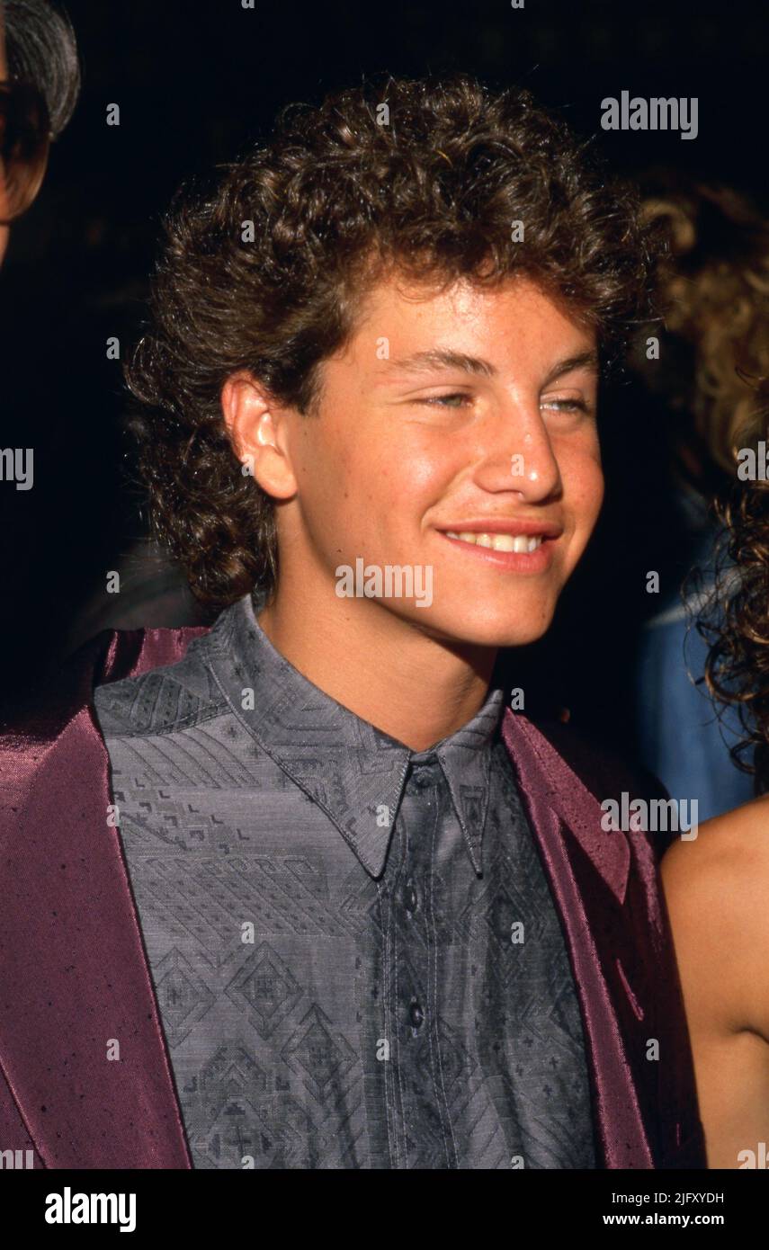 Kirk Cameron September 1987 Credit: Ralph Dominguez/MediaPunch Stock ...
