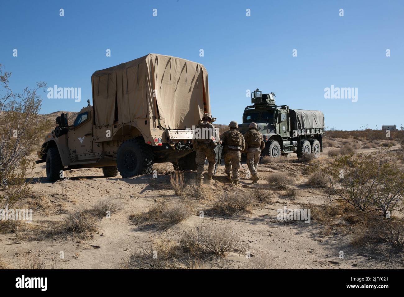 U.S. Marines with Motor Transport Platoon, Combat Logistics Battalion ...