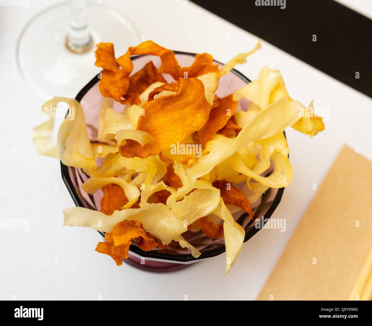 Yuca chips hi-res stock photography and images - Alamy