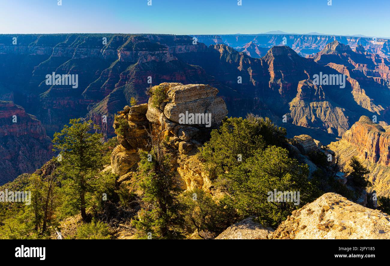 Deva, Brahma and Zoroaster Temples Across Roaring Springs Canyon ...