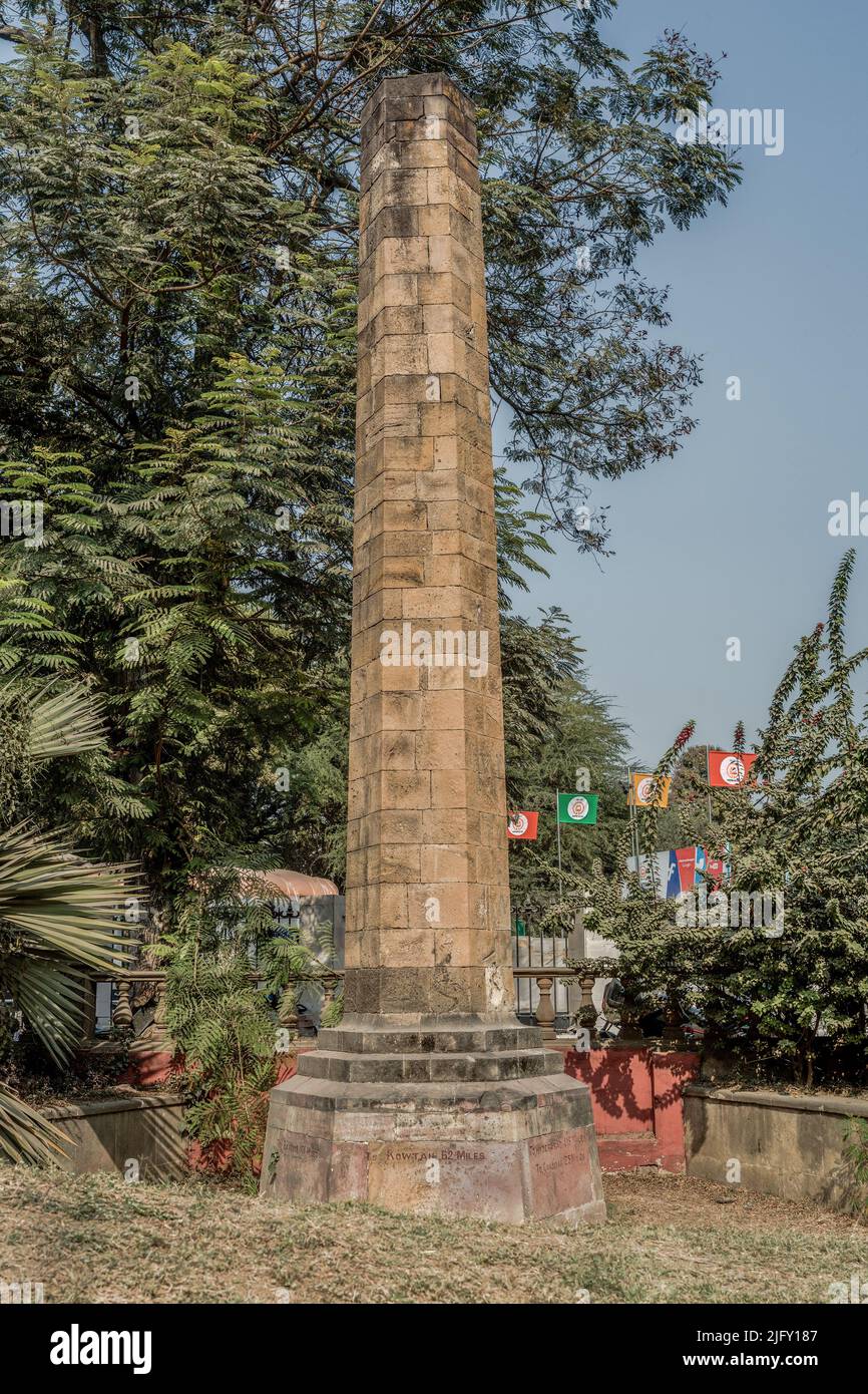 01 07 2018 Stone Zero Milestone,monument built by British during the ...