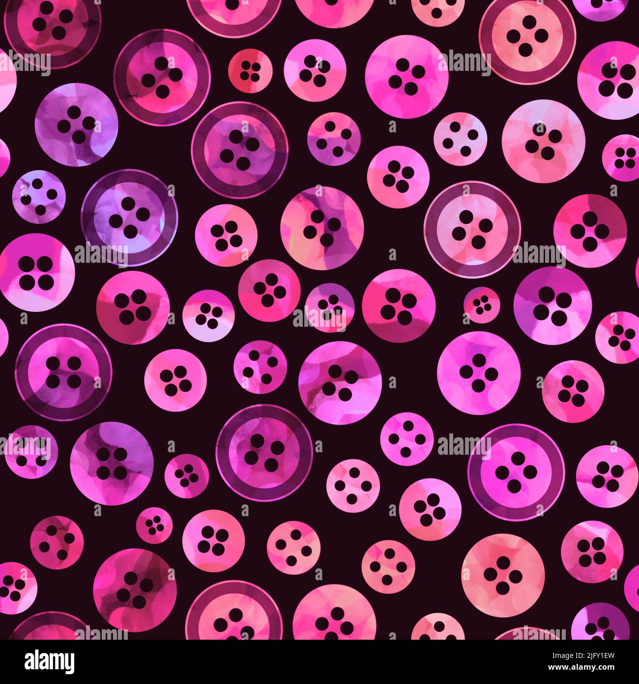 Hobbies seamless plastic buttons pattern for fabrics and wrapping paper ...