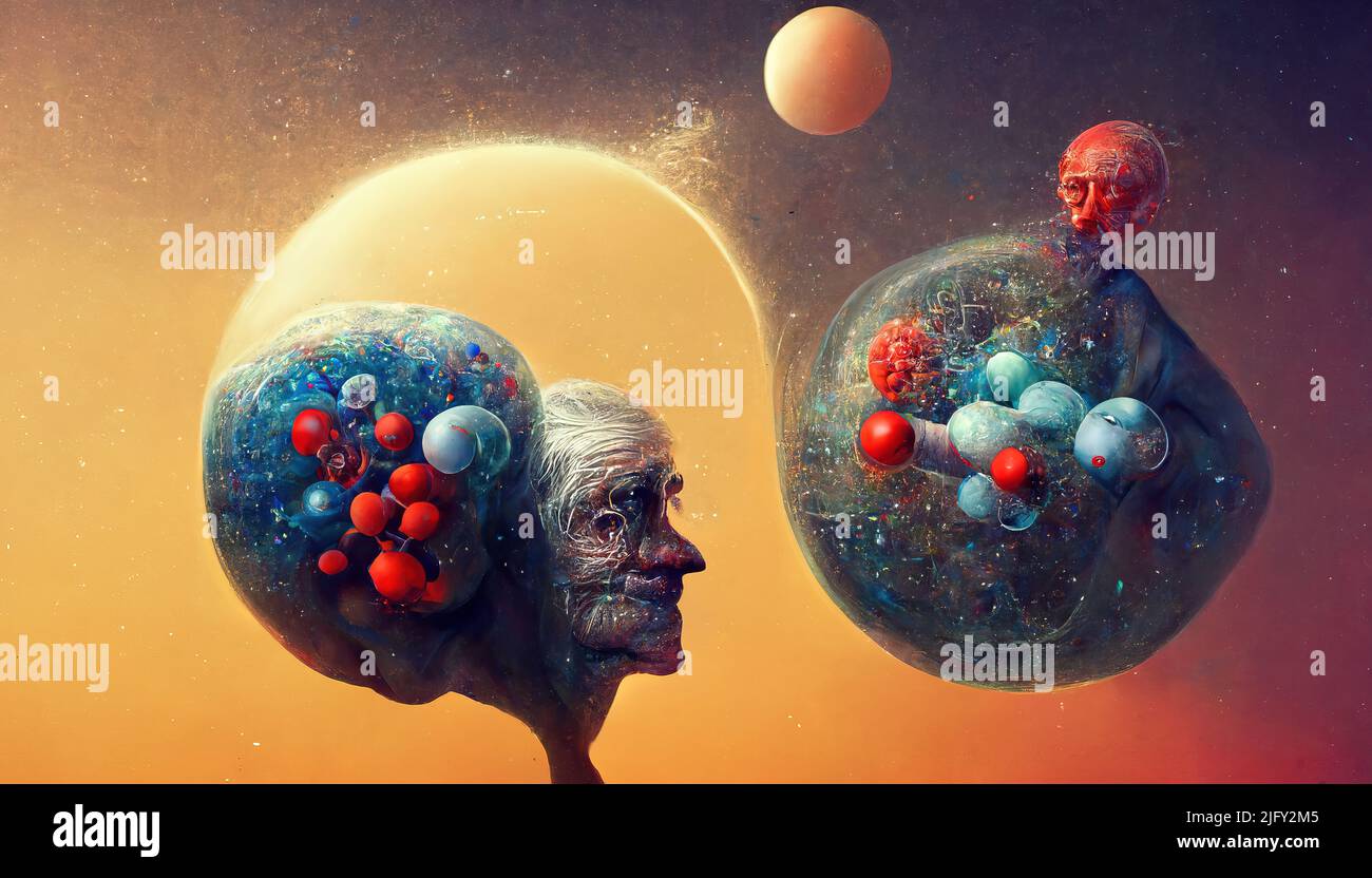 Longevity, conceptual illustration Stock Photo - Alamy