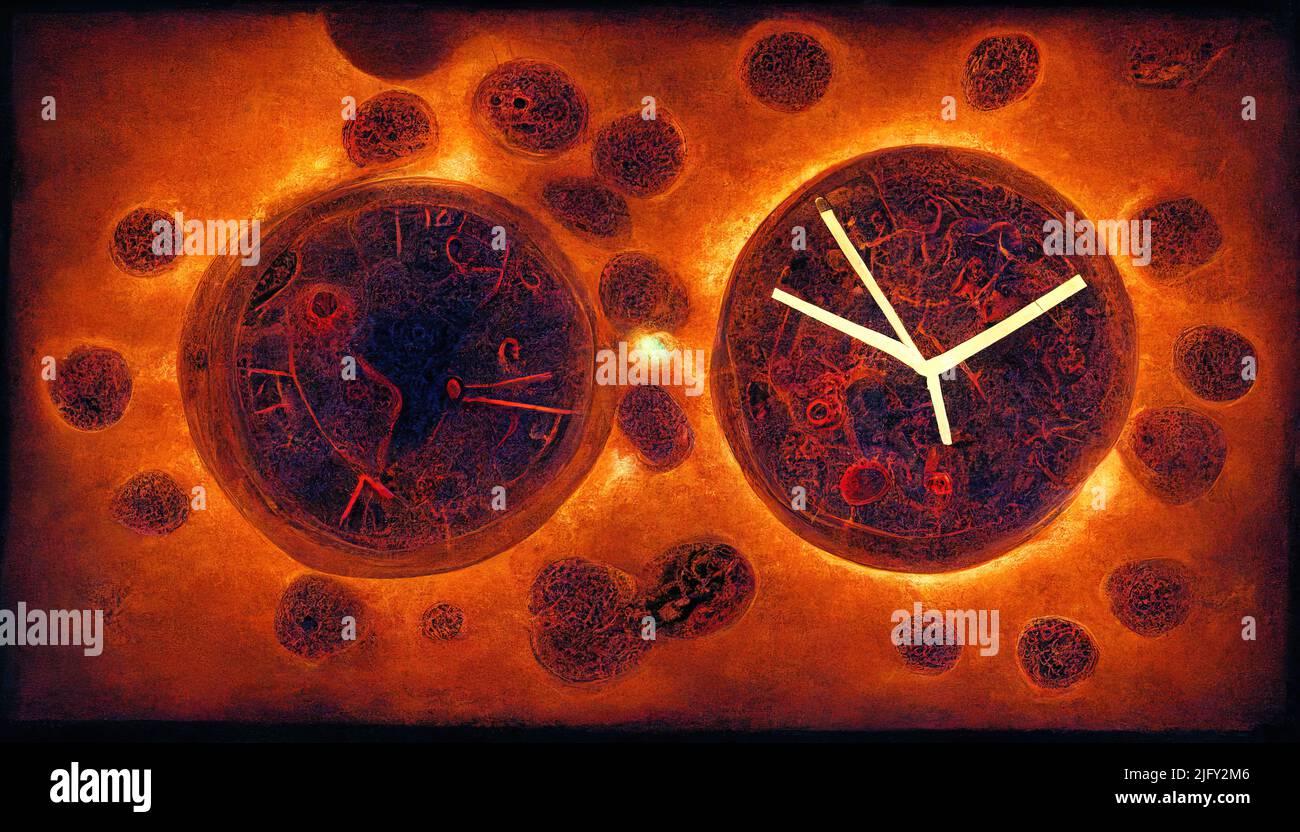 Longevity, conceptual illustration Stock Photo - Alamy