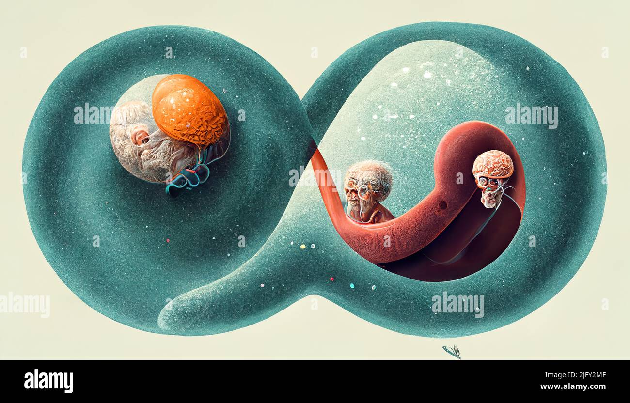 Longevity, conceptual illustration Stock Photo - Alamy