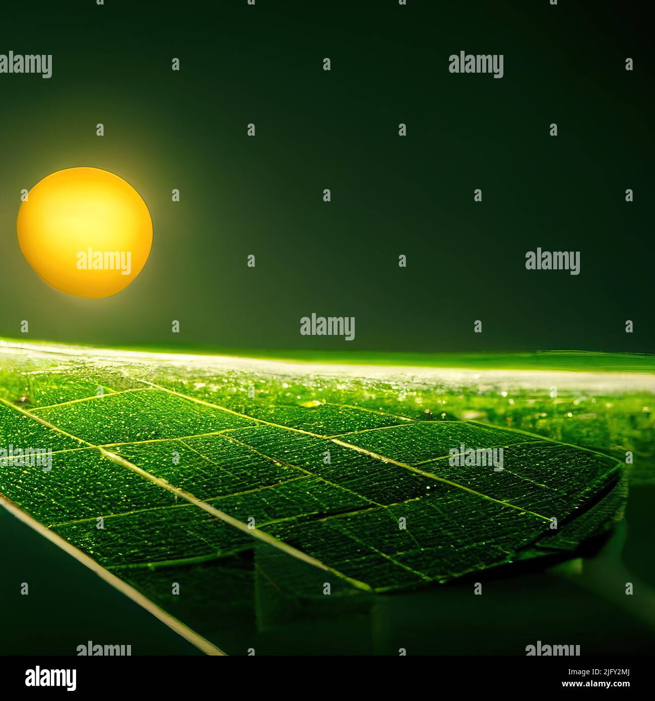Solar technology, conceptual illustration Stock Photo - Alamy