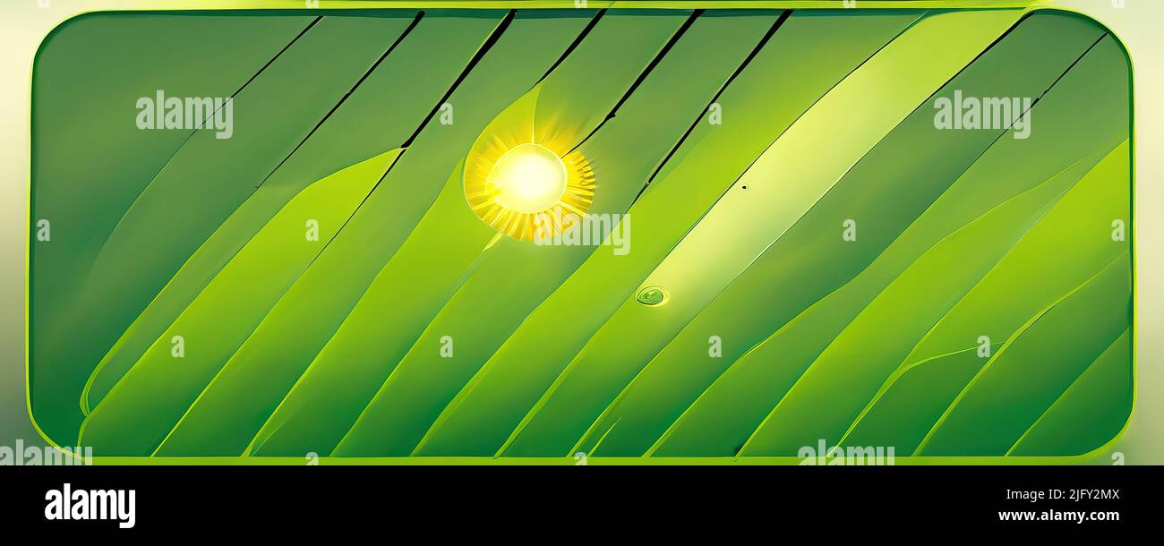 Solar technology, conceptual illustration Stock Photo - Alamy