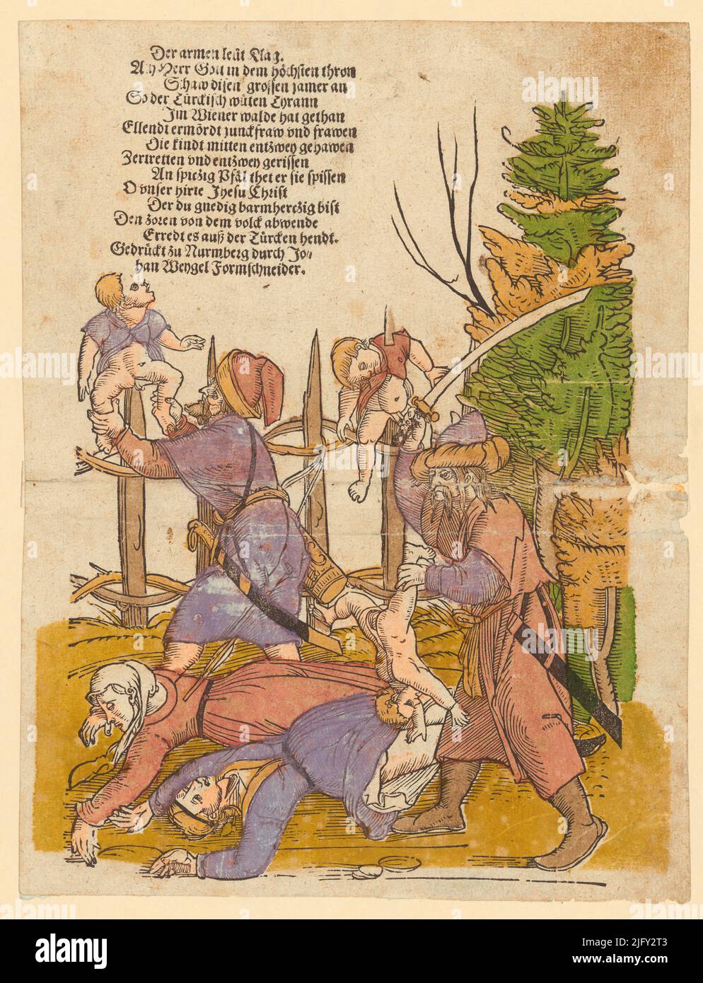 Siege of Vienna, 1529, 16th century illustration Stock Photo - Alamy