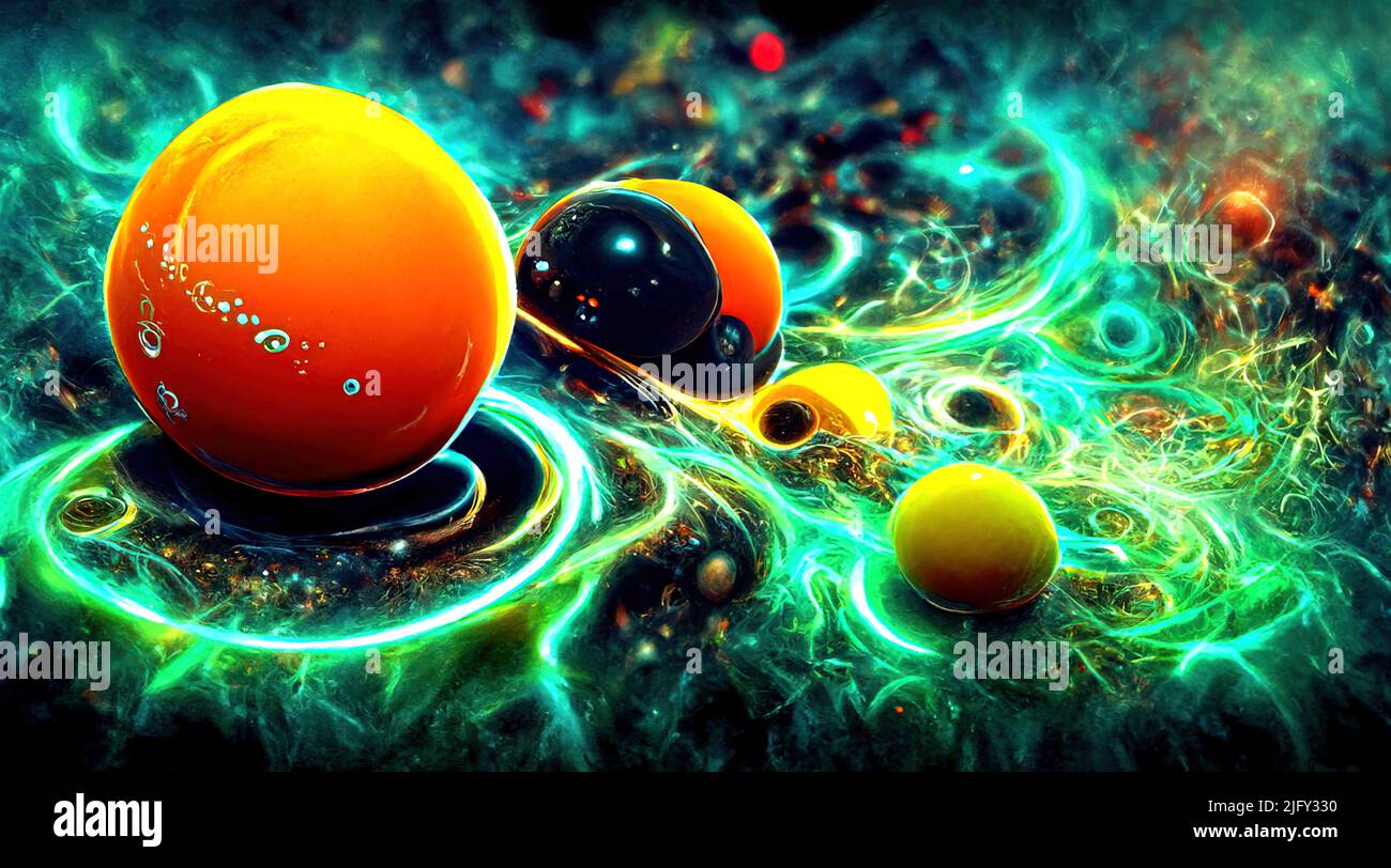 Dark matter, conceptual illustration Stock Photo - Alamy