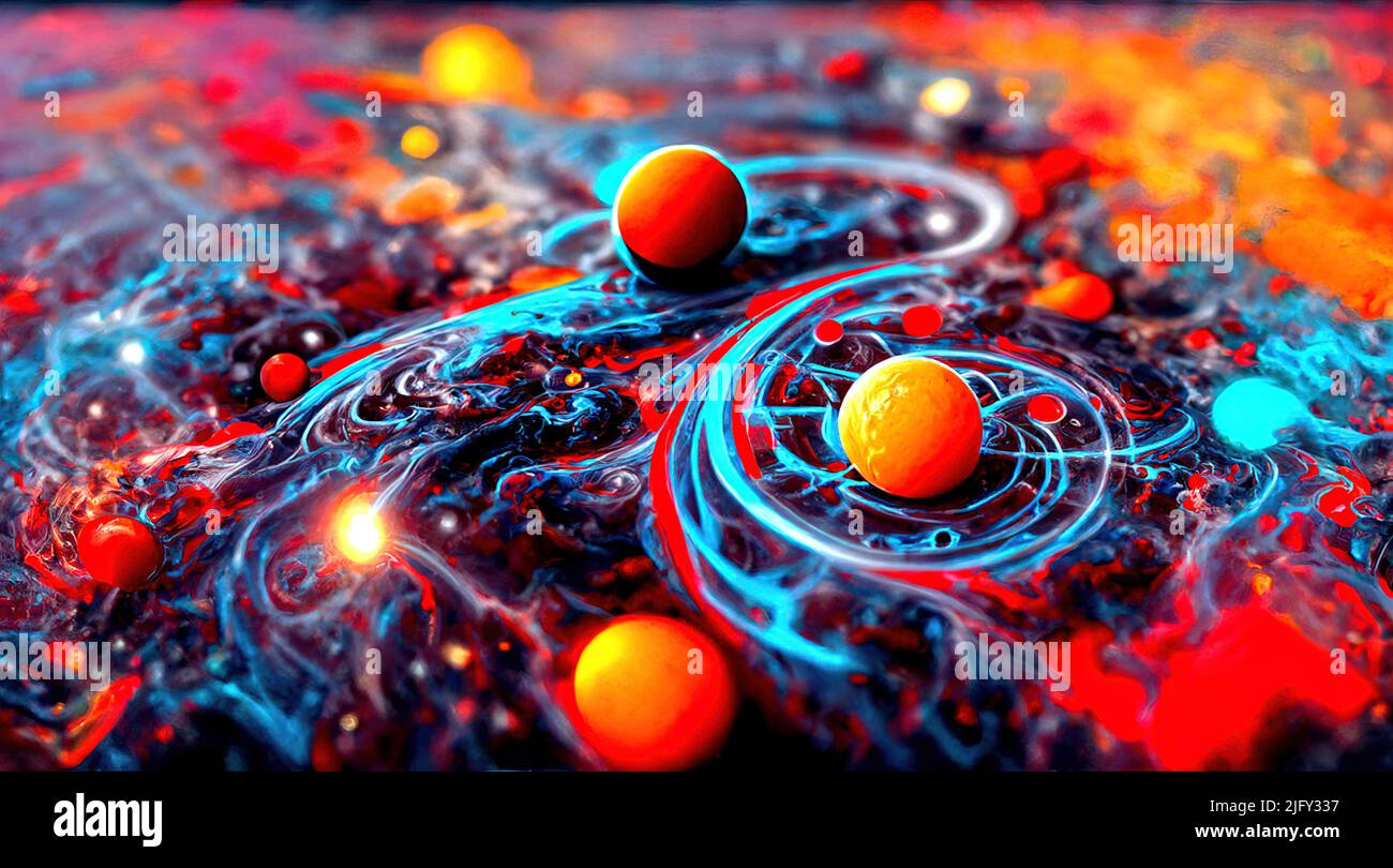 Dark matter, conceptual illustration Stock Photo - Alamy