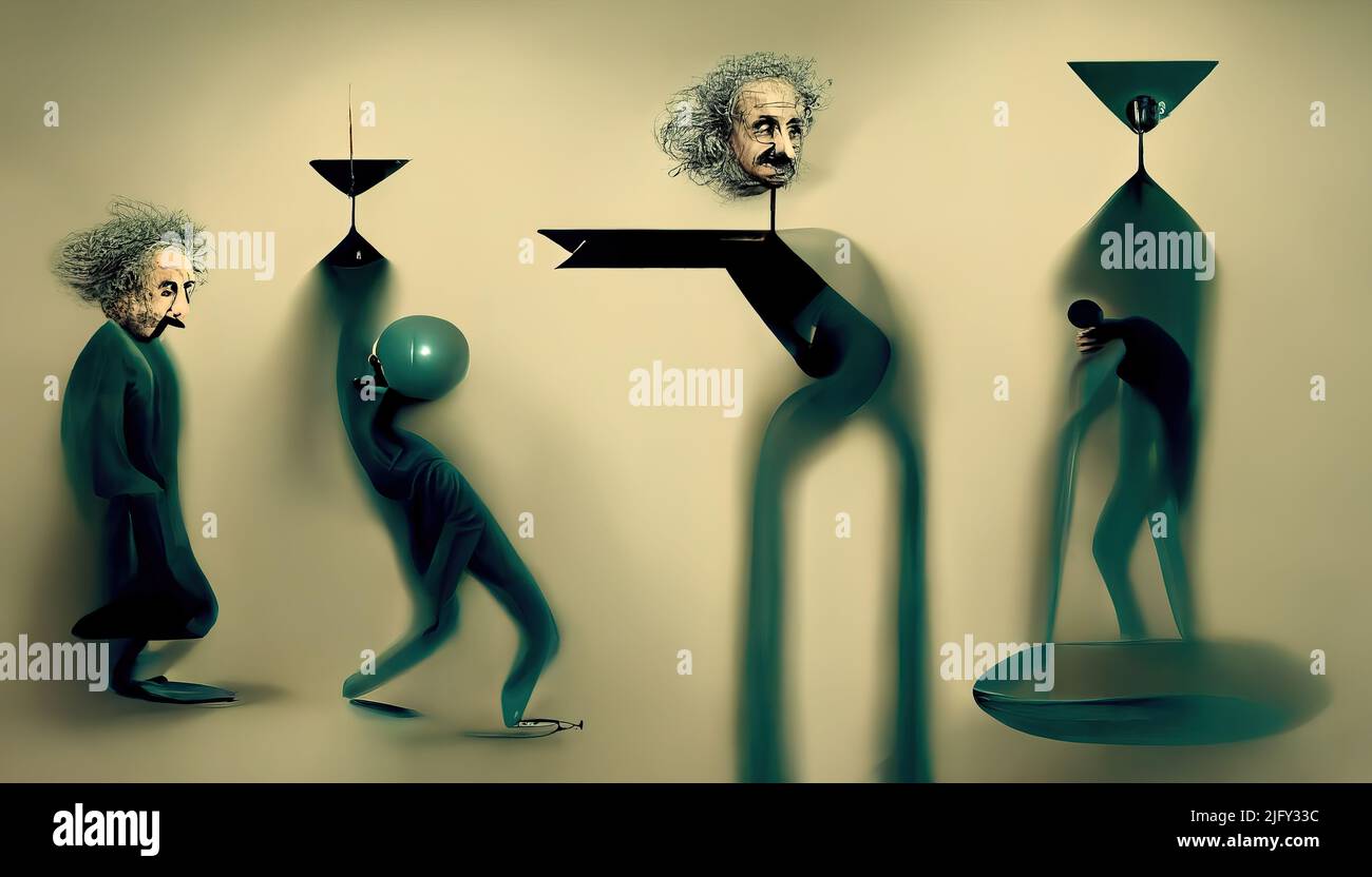 General theory of relativity, conceptual illustration Stock Photo - Alamy