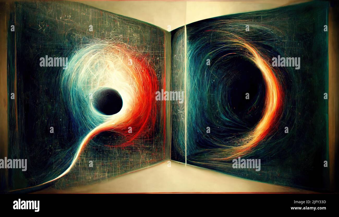 General theory of relativity, conceptual illustration Stock Photo - Alamy