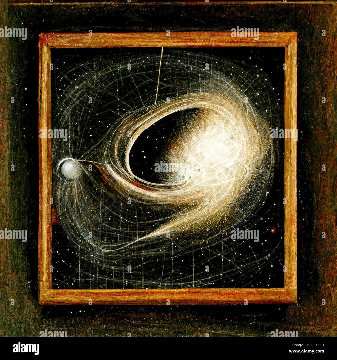 General theory of relativity, conceptual illustration Stock Photo - Alamy