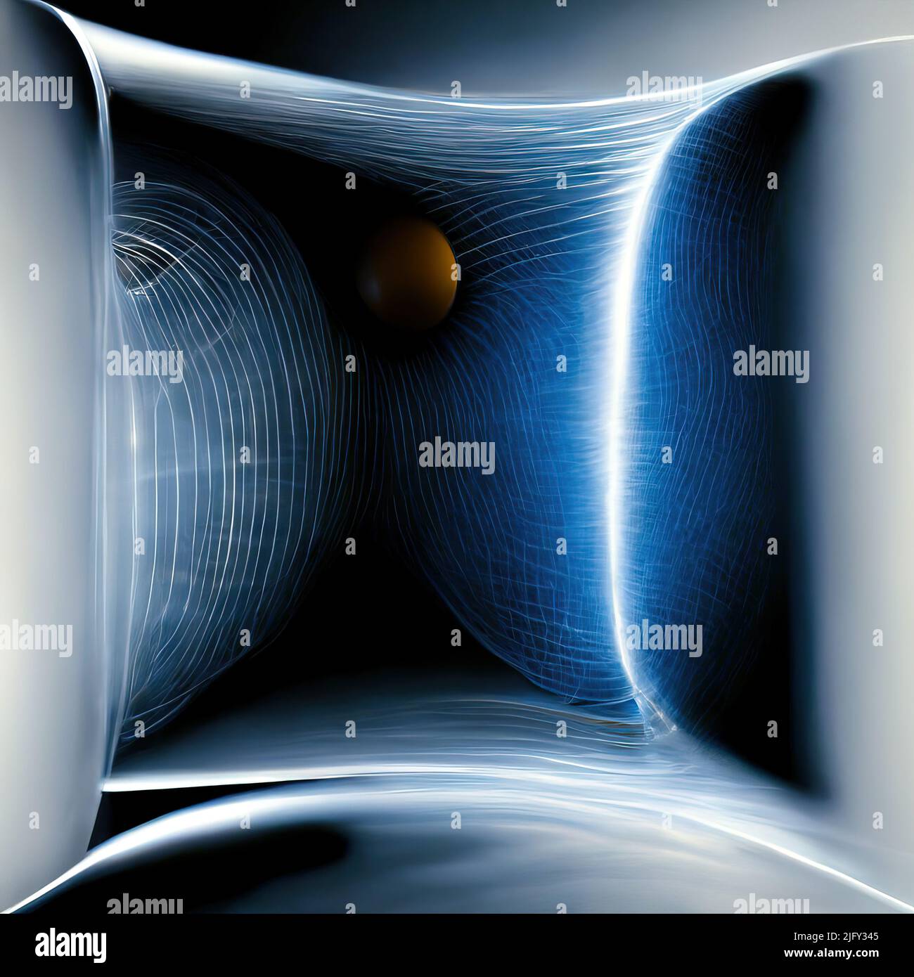 General theory of relativity, conceptual illustration Stock Photo - Alamy