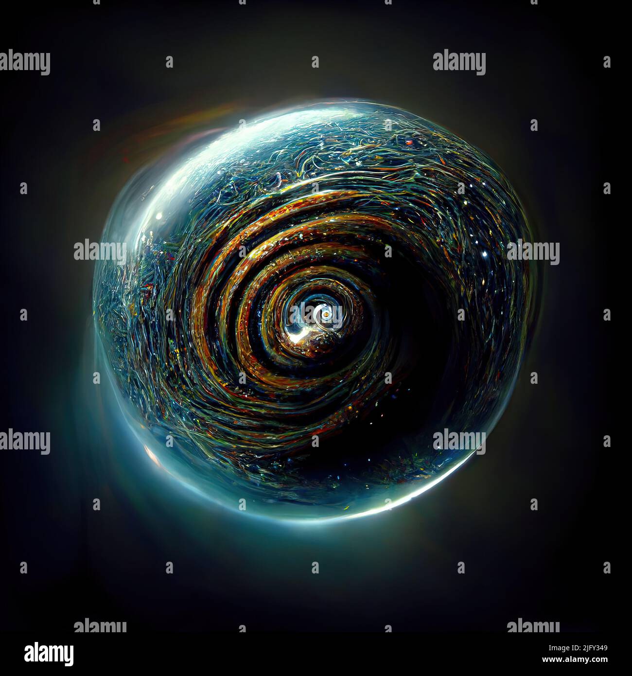 Gravity, conceptual illustration Stock Photo - Alamy