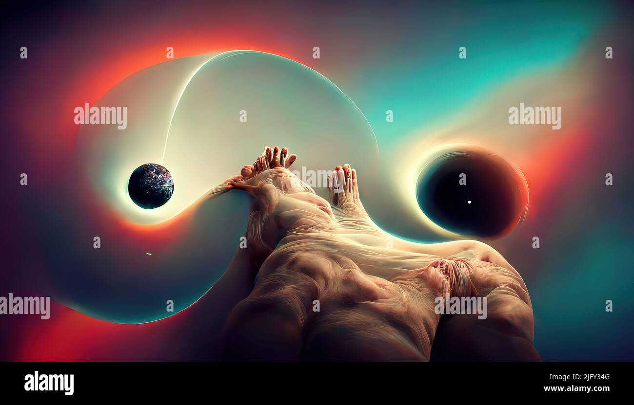 Gravity, conceptual illustration Stock Photo - Alamy