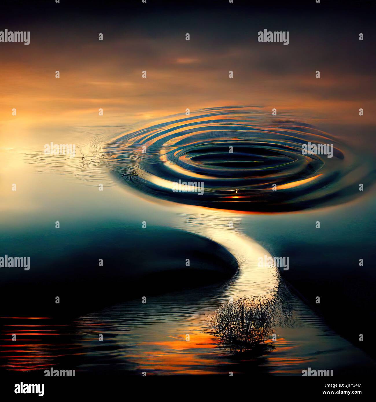 Gravity, conceptual illustration Stock Photo - Alamy