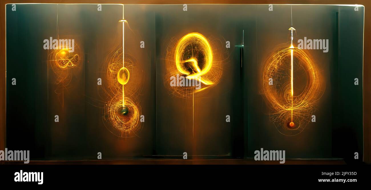 Quantum mechanics, conceptual illustration Stock Photo - Alamy